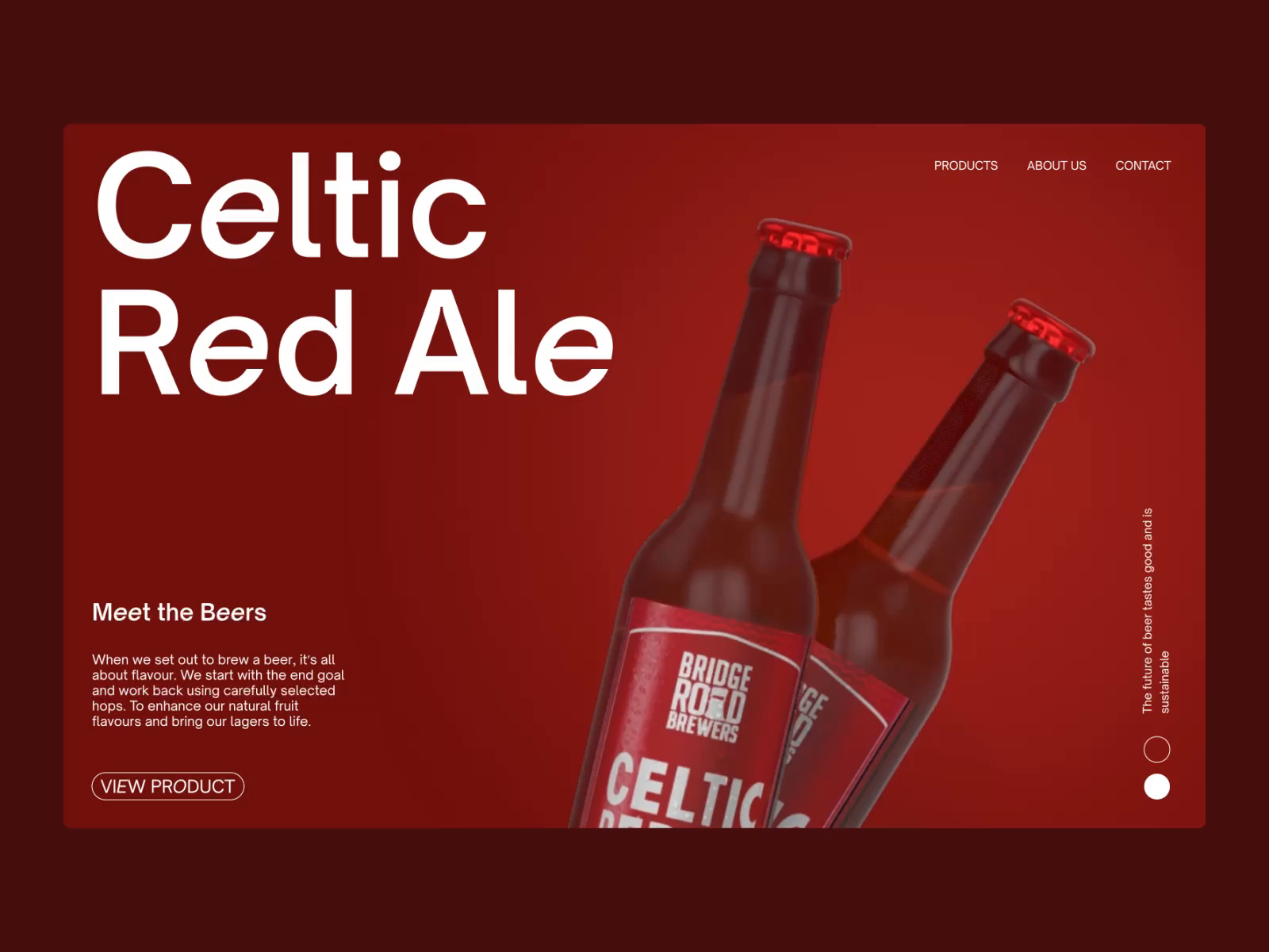 Celtic Red Ale Concept Design by Valentyn Svystak on Dribbble