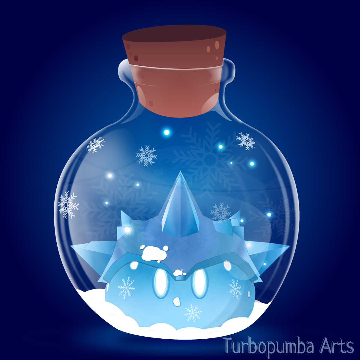 Cryo Slime. Vector illustration by Valerii on Dribbble
