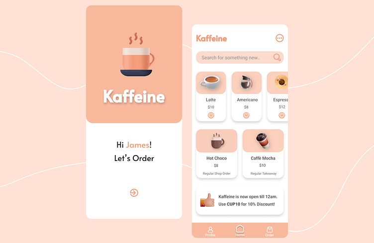 Coffee App by Ahsan Chowdhury on Dribbble