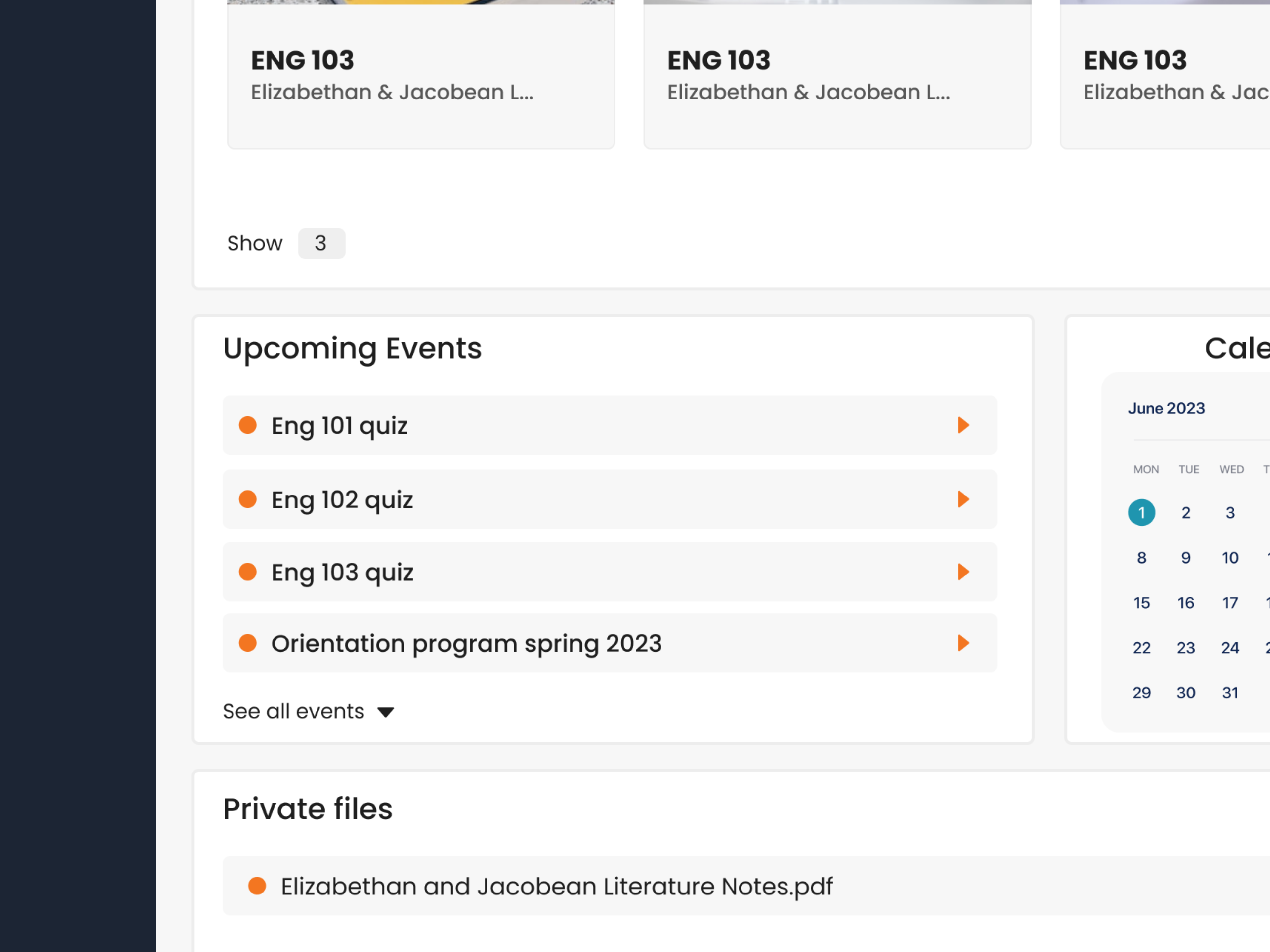 BLC Dashboard UI for DIU University by Md Nasimul Huda on Dribbble