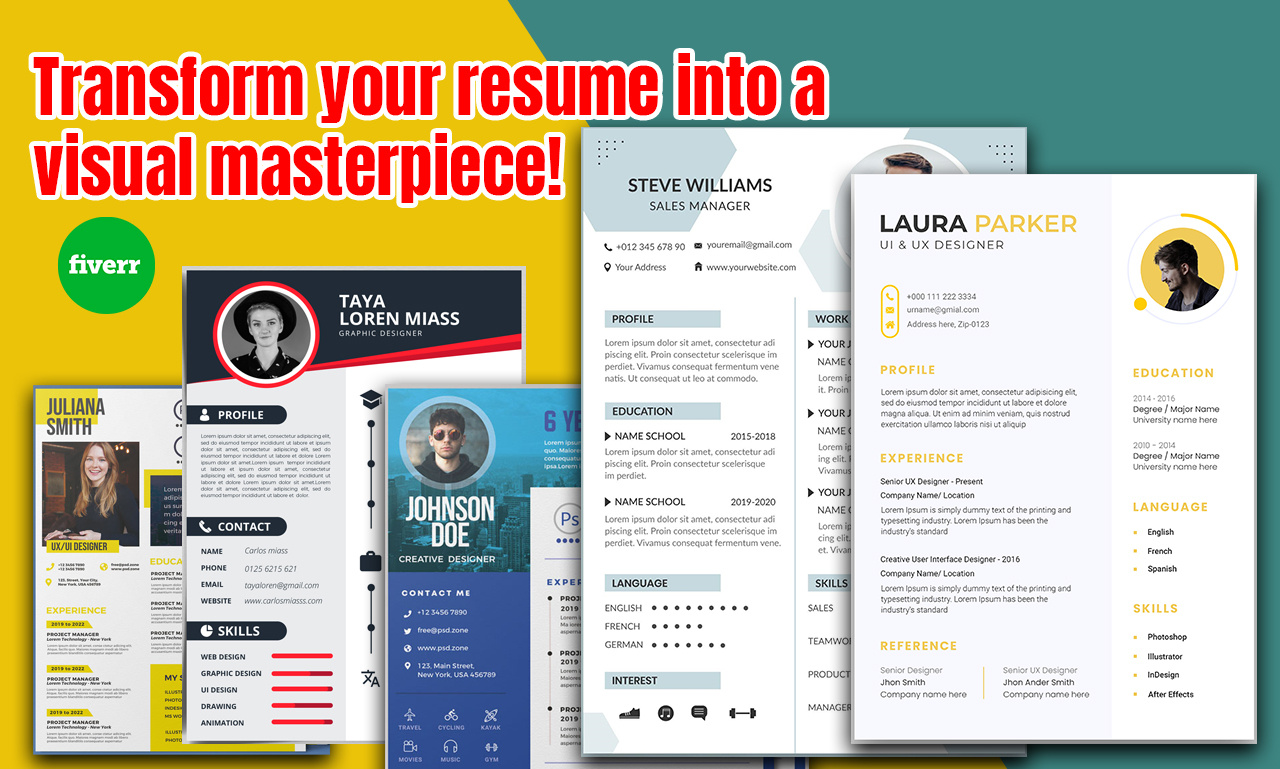 Transform your resume into a visual masterpiece! by Thilina Nissanka on ...