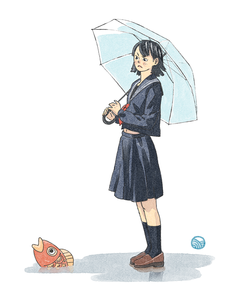 Umi sailor and the fish. by Omar Mercado on Dribbble