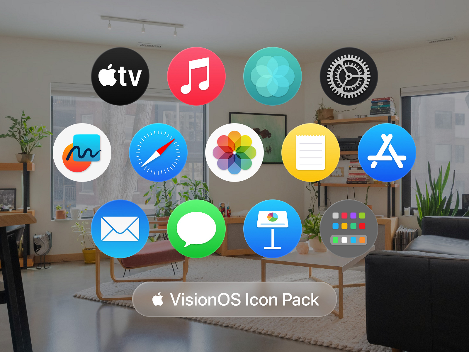 VisionOS Icon Pack by unclesome on Dribbble