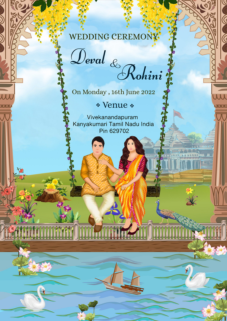 Make Your Best Wedding Invitation Card Background HD | CraftyArt by ...