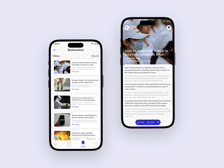 News App - Trending News App by Implies Solution on Dribbble