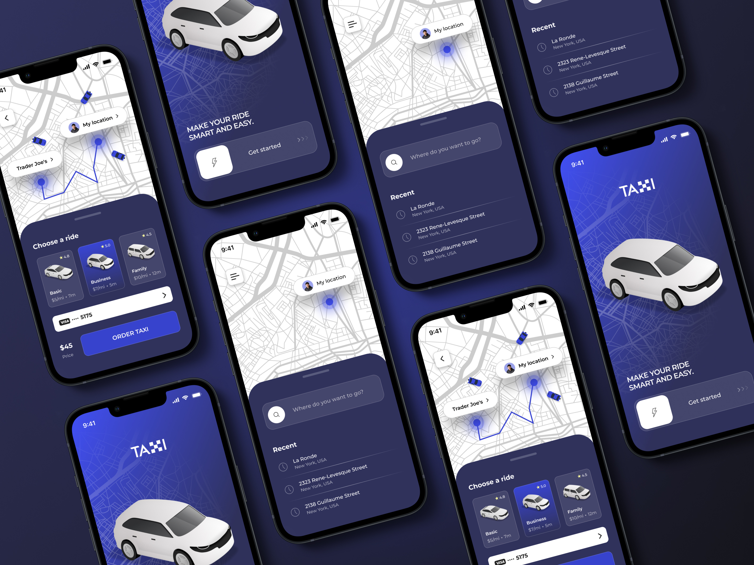 Taxi Service Website Concept by Bato on Dribbble