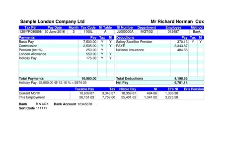 payslip by martin snydor on Dribbble