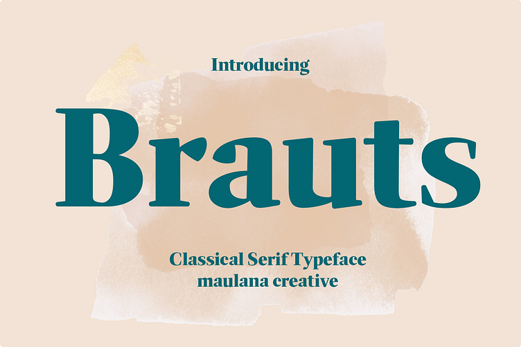 Brauts Classic Serif Font by Maulana Creative on Dribbble