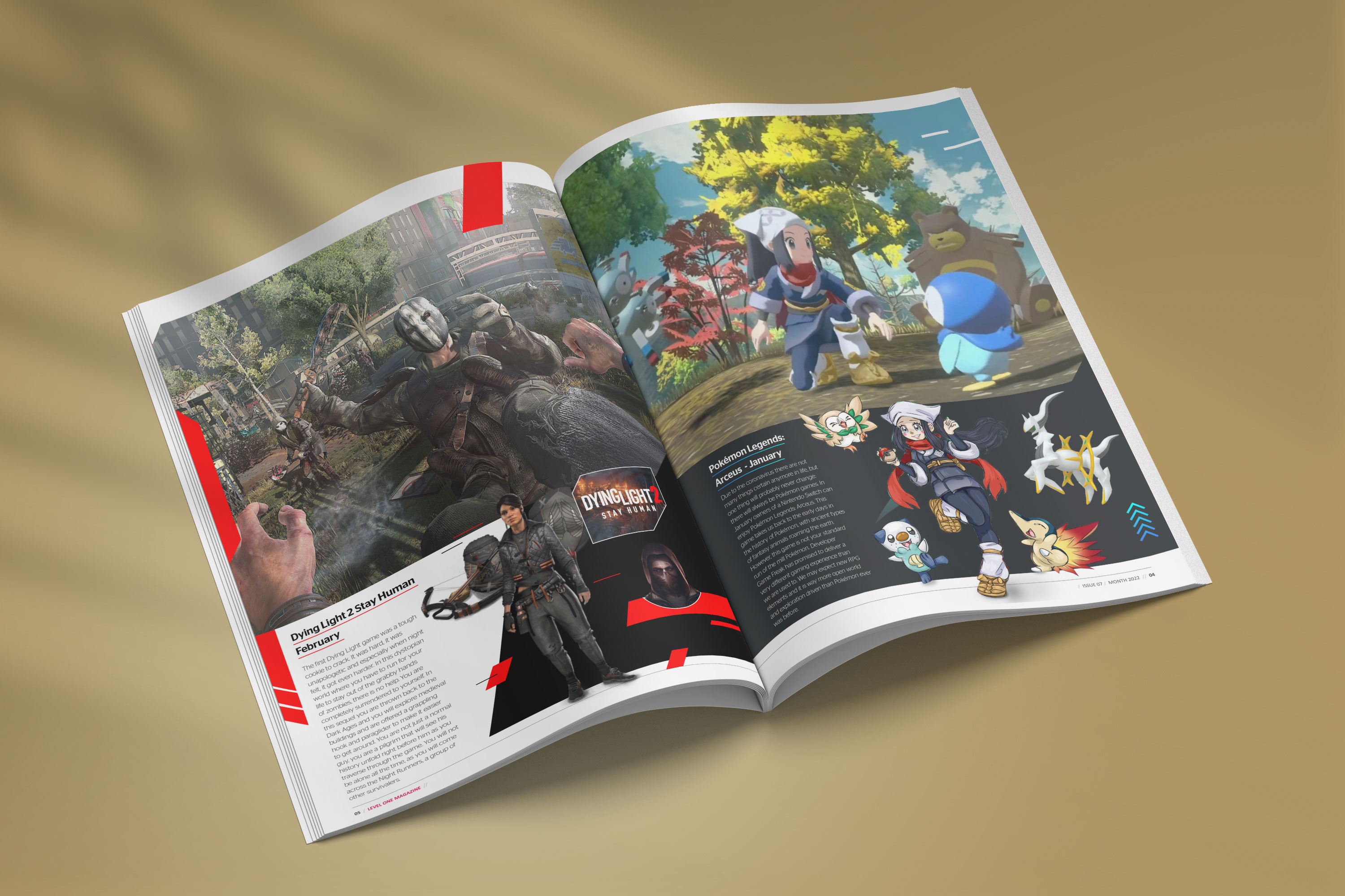 Gaming Magazine Layout Design by Abdhesh Jha on Dribbble