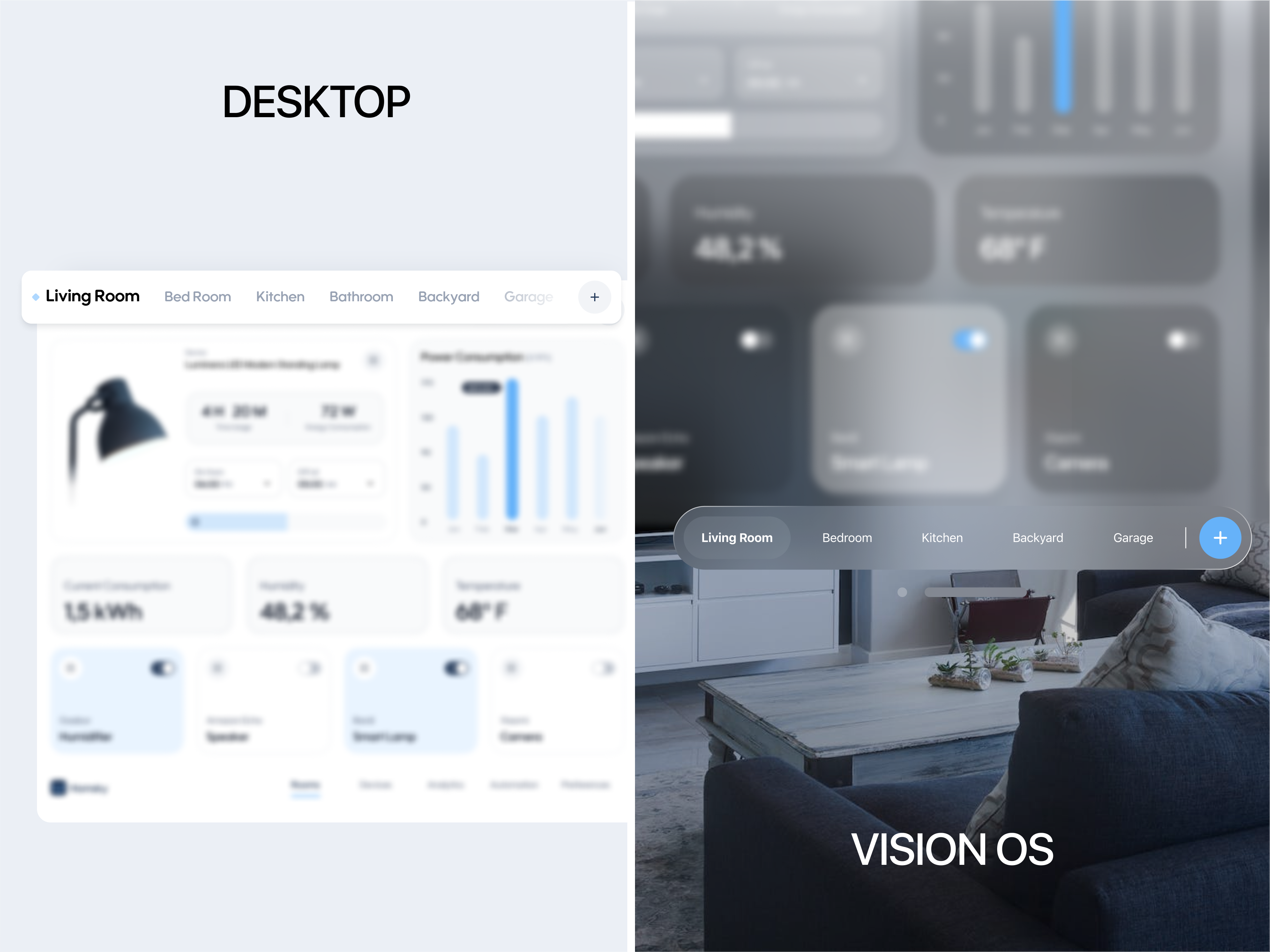 Homsky for Vision OS - Spatial UI Design by Ihya Fathurr 🤖 for Vektora ...