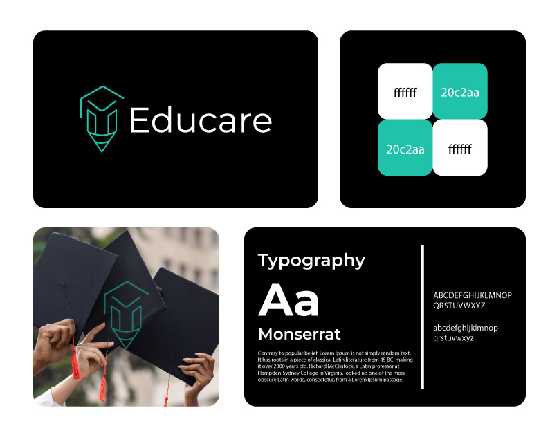 Educare logo design by Tanzina Akter on Dribbble