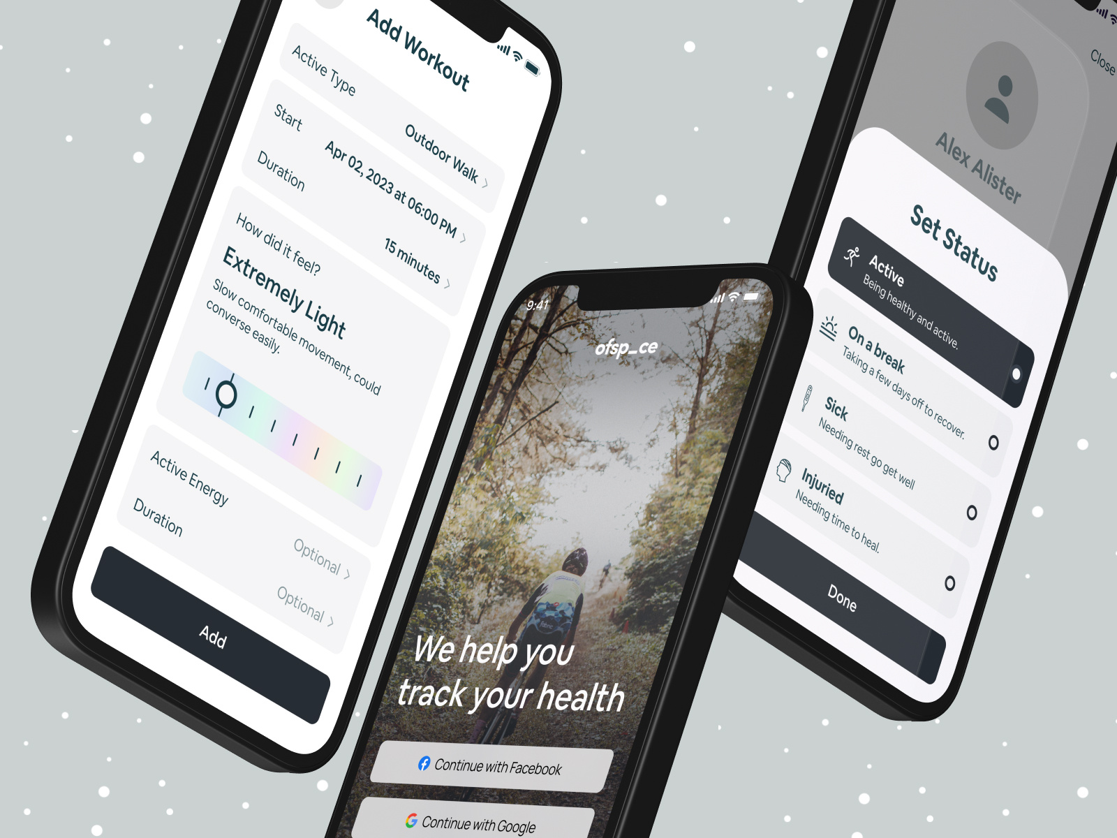 Health and Fitness Tracking App UI by Ofspace UX/UI on Dribbble