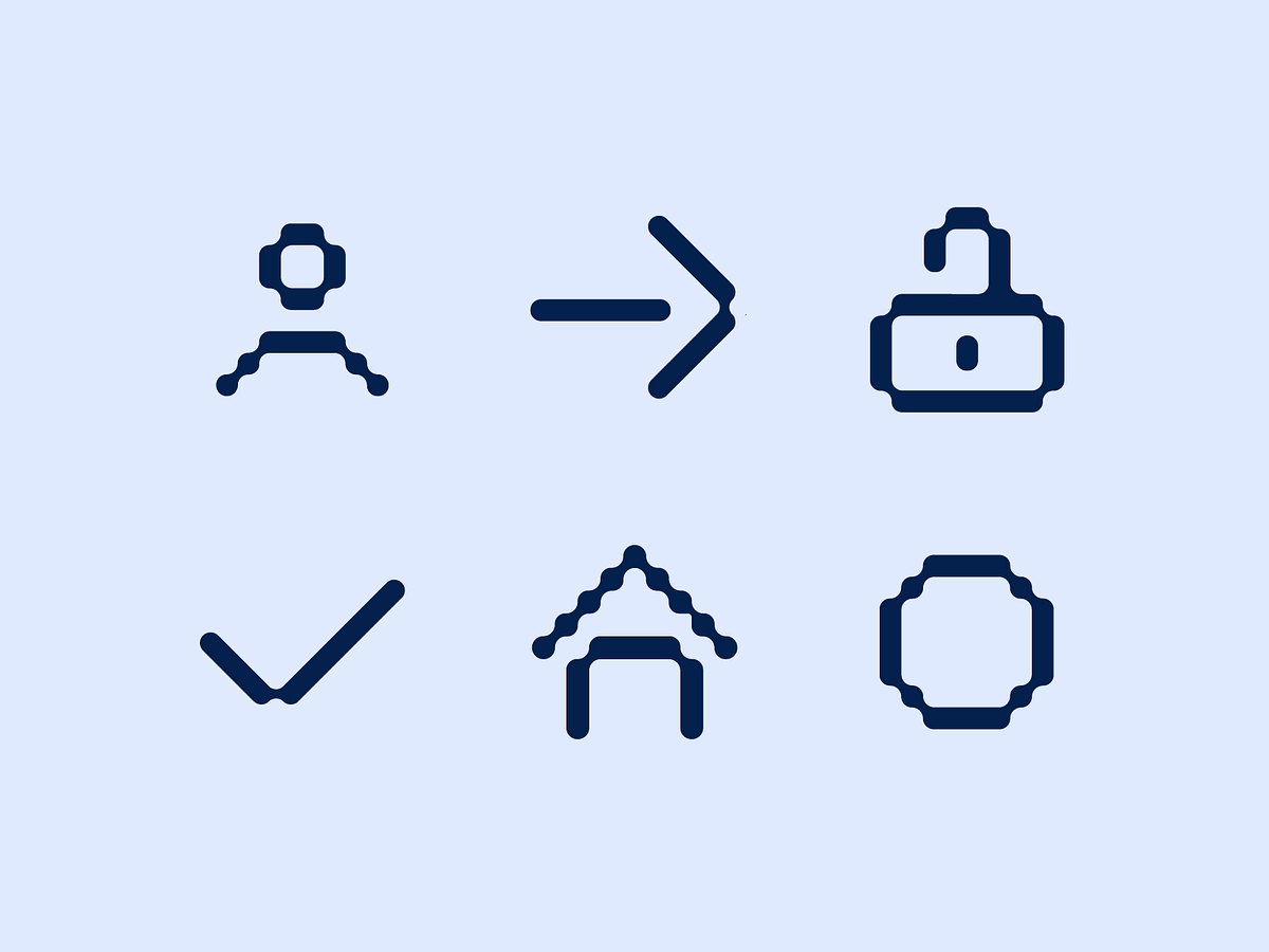Digital interface inspired icon set by Simonas Kotovas for andstudio on ...