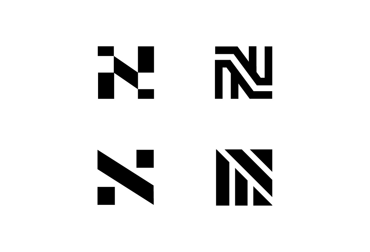 N logo by Nina Megrelidze on Dribbble