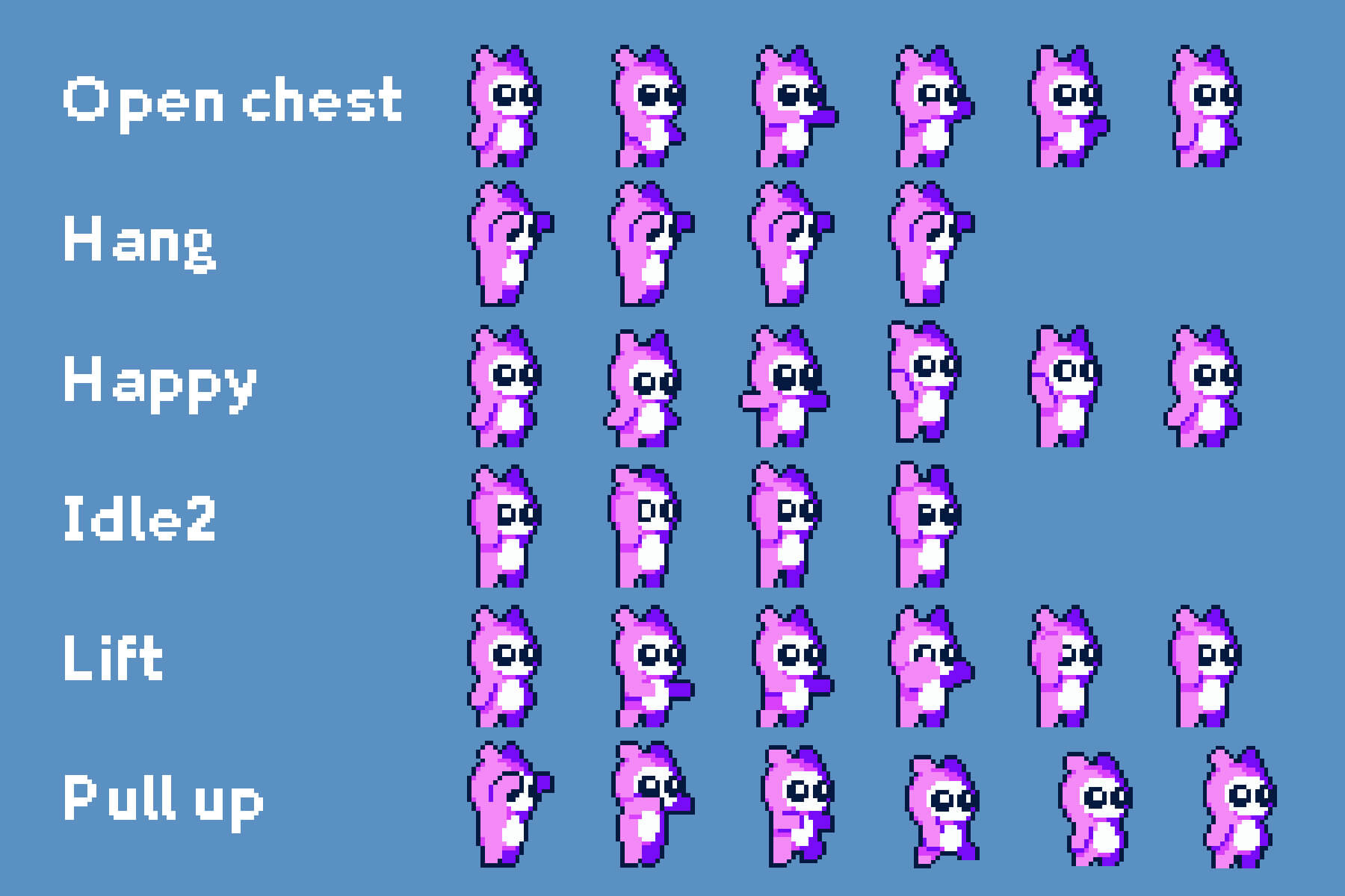 Pixel Art Tiny Hero Sprite Sheets Pack 2 by 2D Game Assets on Dribbble