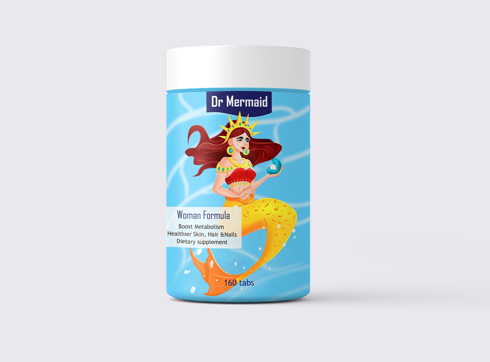 Empress Mermaid Packaging Design Dietary Supplement by Daria Solovyeva ...