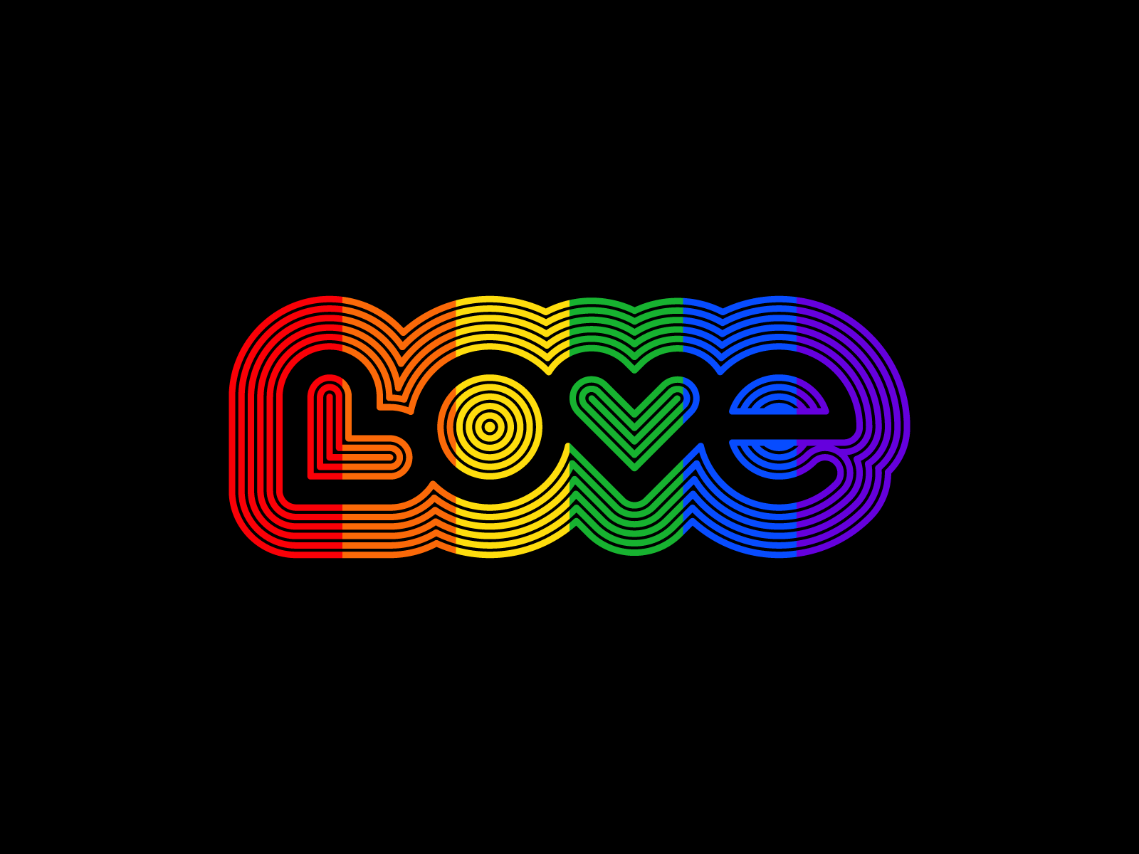 Day 14 Offset Path Love 🏳️🌈 By Sander De Wekker On Dribbble