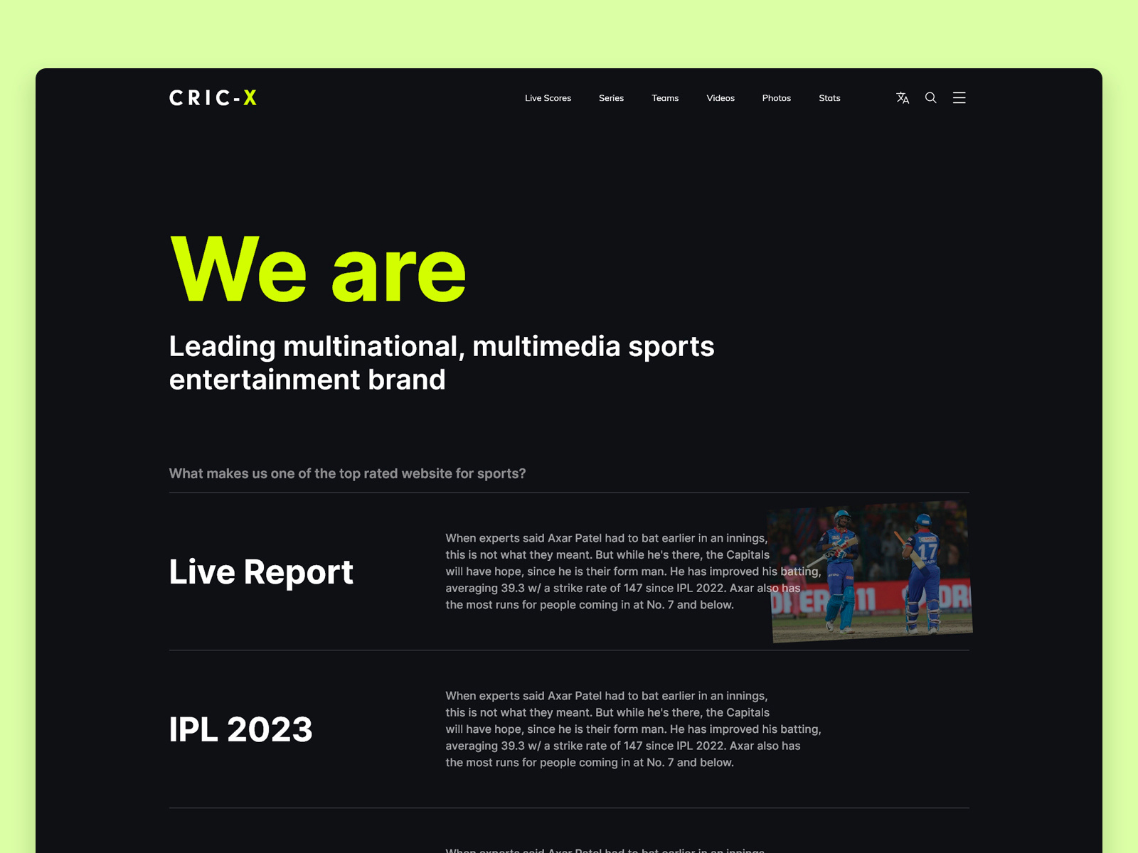 Inner page design by V Vijaya Ragavan on Dribbble