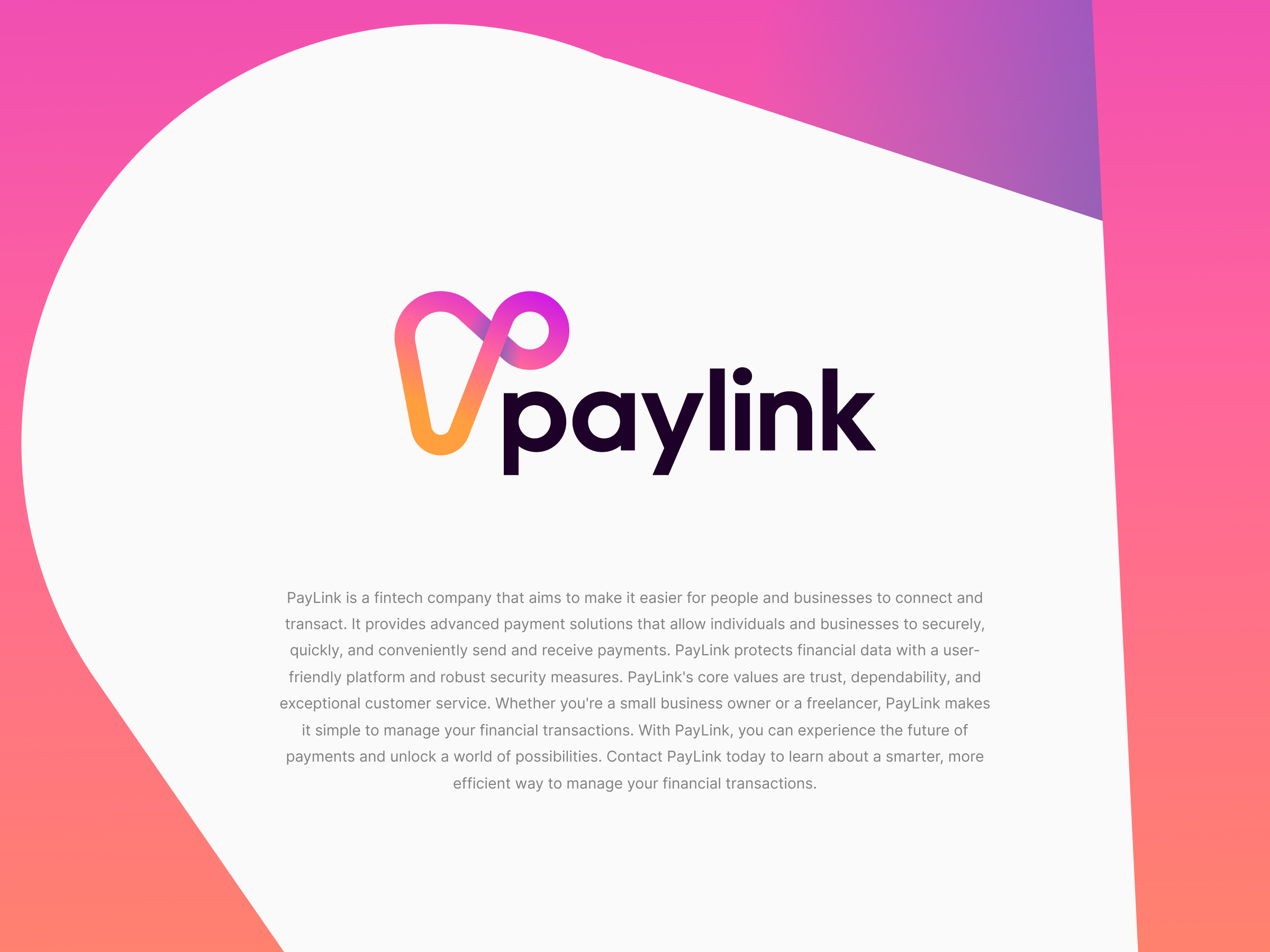 Paylink Fintech Website Brand Identity Design by Ofspace Branding for ...