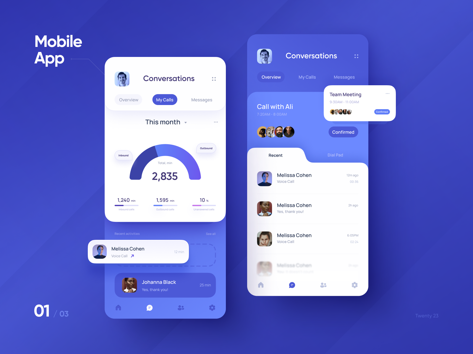 Softphone App - wip/p1 by Stanislav Hristov for Dtail Studio on Dribbble