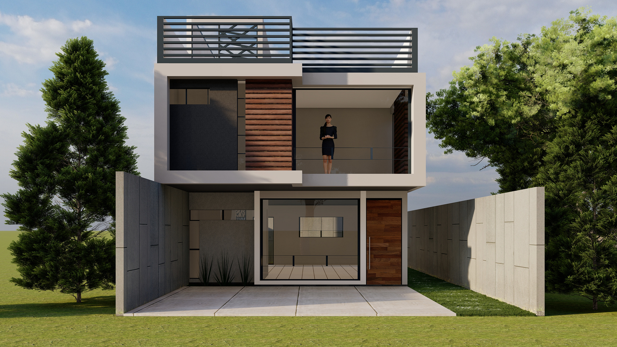 House Front Elevation Design by Nadir Ali Shah on Dribbble