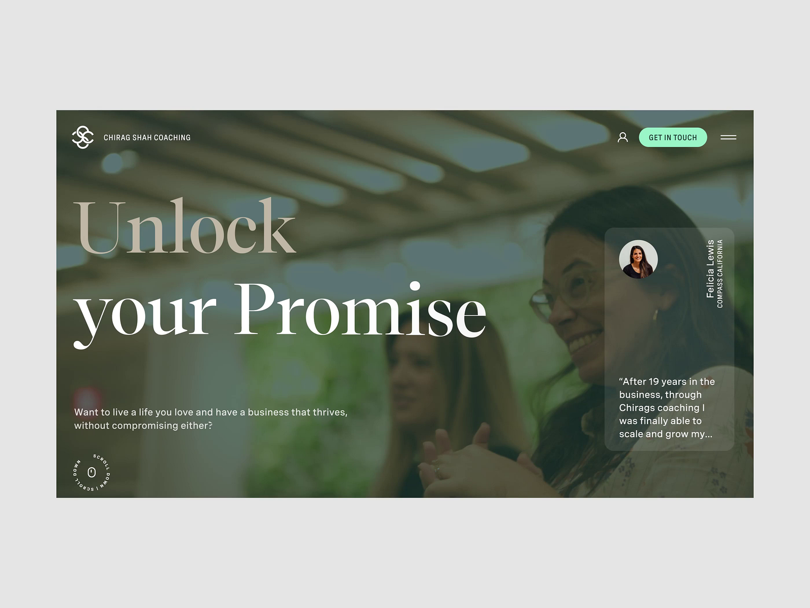 Chirag Shah Website by Luxury Presence on Dribbble