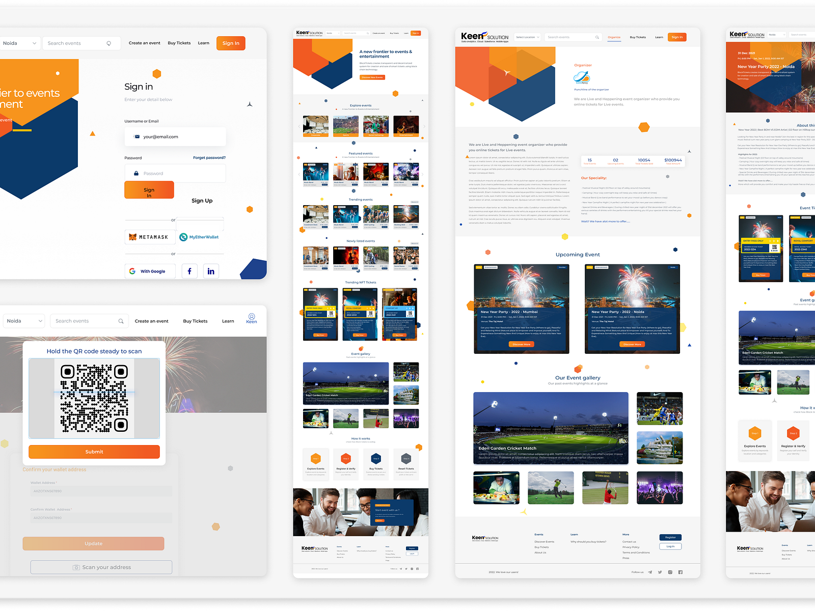 NFT Ticket Market Place by Amit Nimje on Dribbble