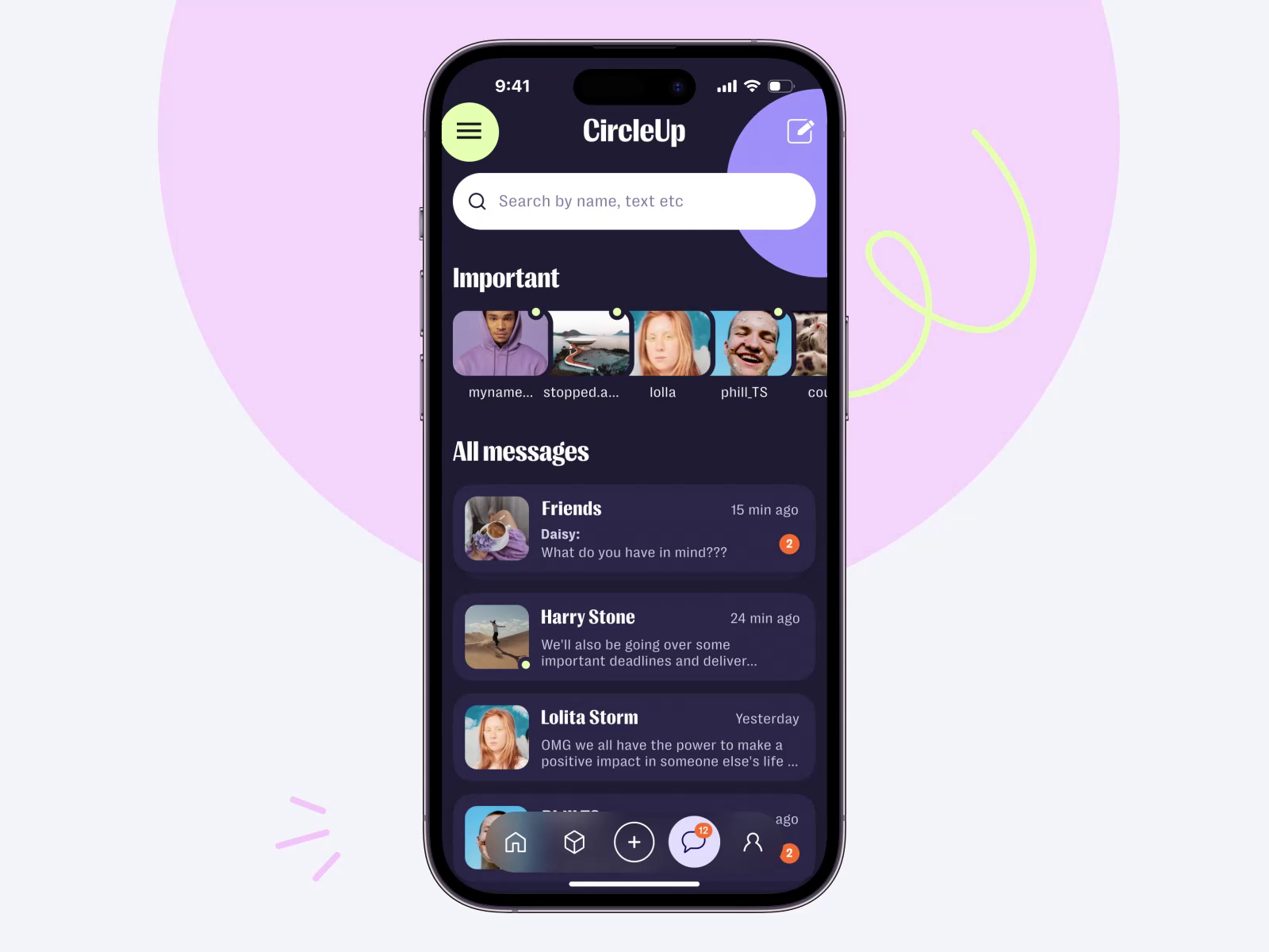 AR Social Network Messenger Interactions by tubik UX for tubik on Dribbble