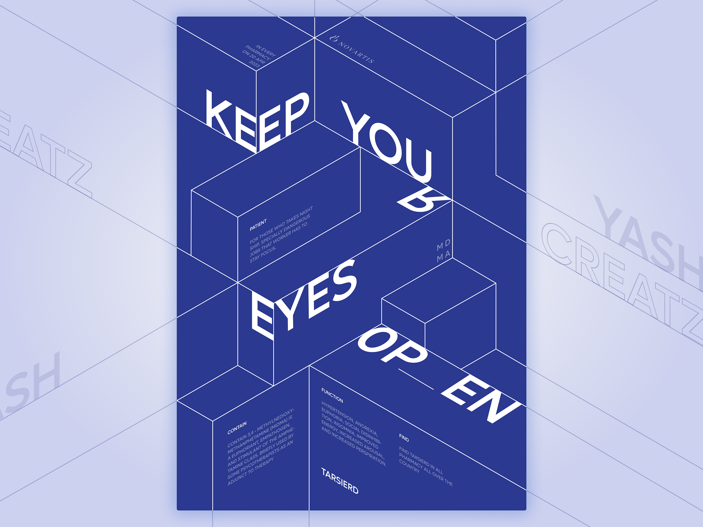 Typographic Perspective Poster by Yash Sharma on Dribbble