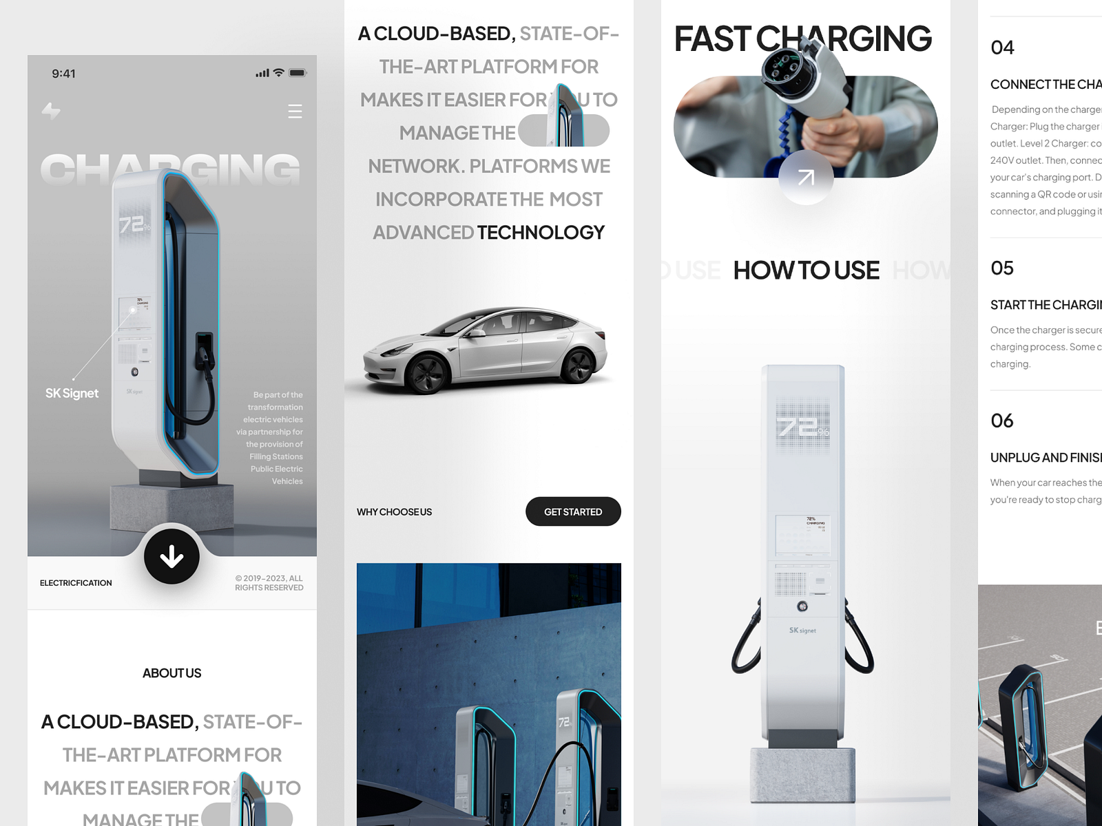 EV Charging Website Homepage(Mobile Responsive) by Iman for Awe Design ...