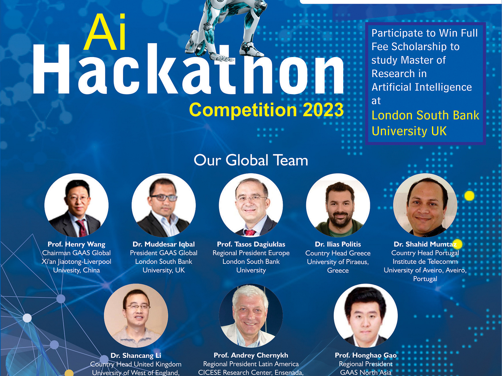 Global AI Hackathon Competition in UK by Mian Nadeem on Dribbble