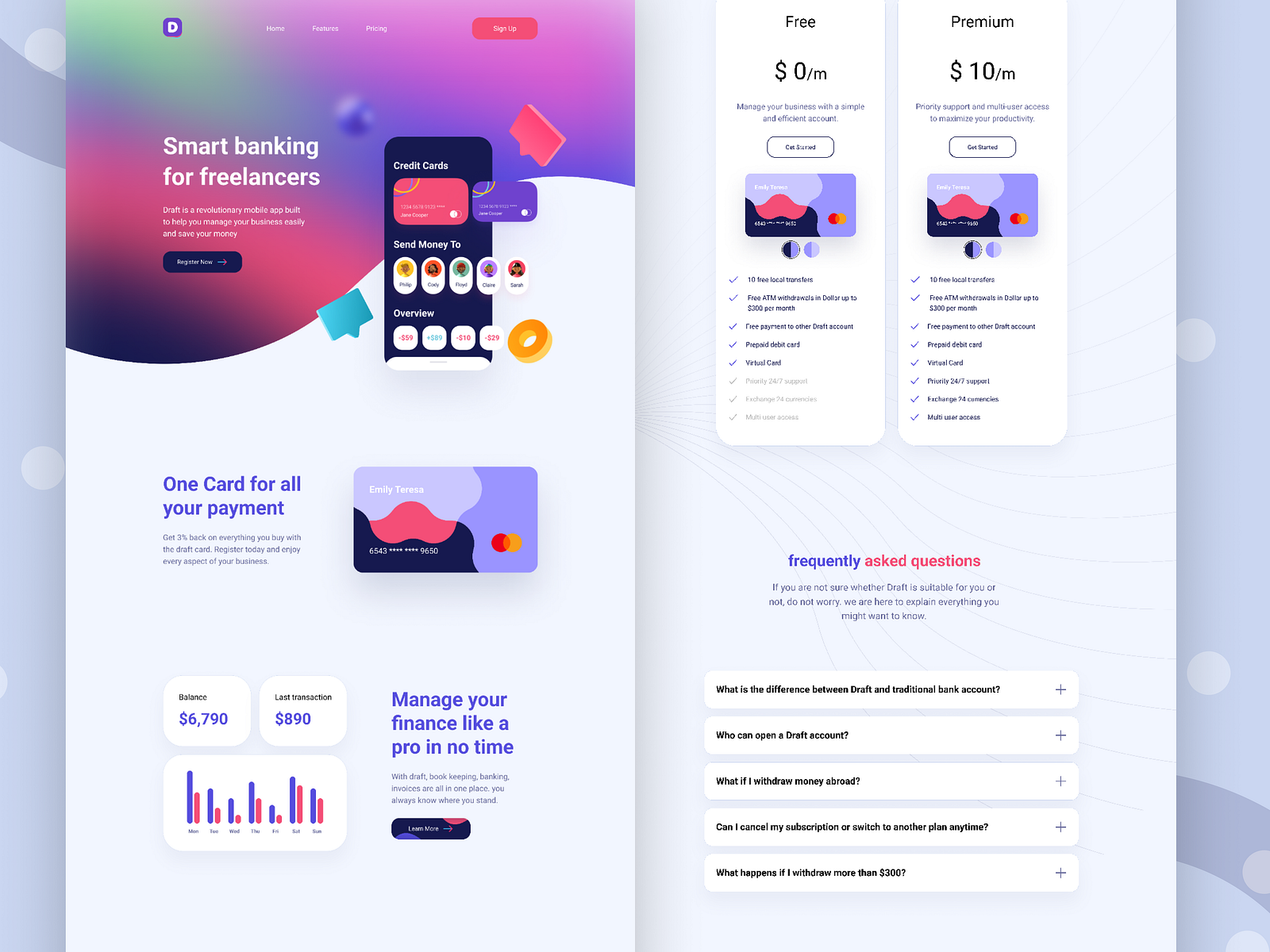 Smart Banking by Shibam Datta on Dribbble