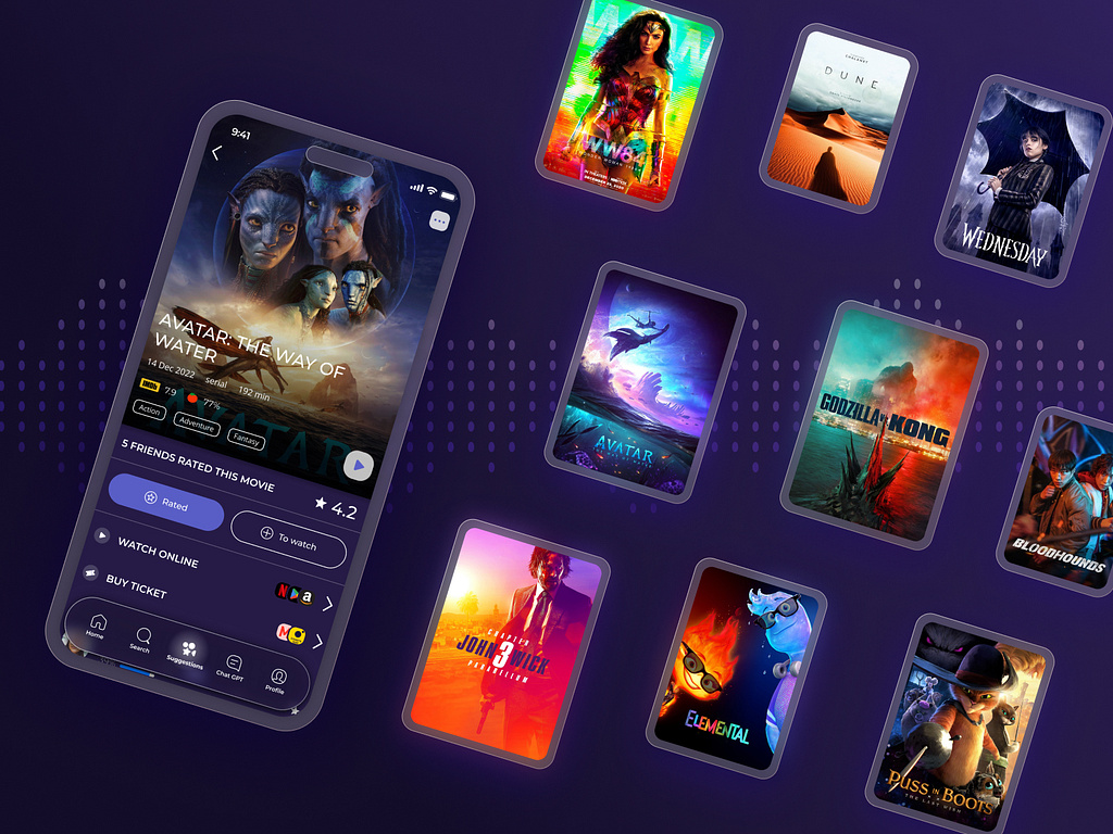 Movie Recommendation App by Tetracode on Dribbble