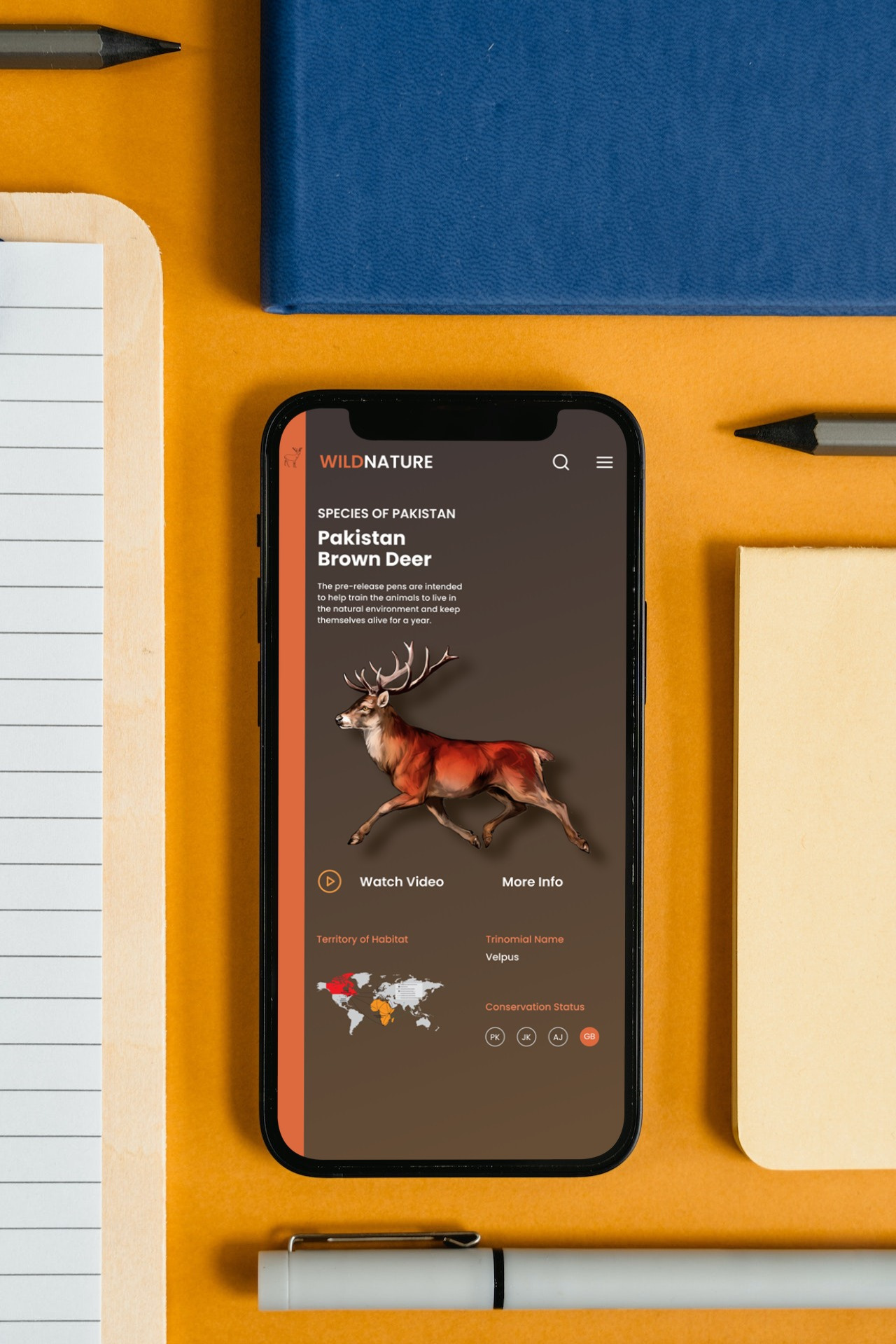 Deer Conservation App by Jibran haider on Dribbble