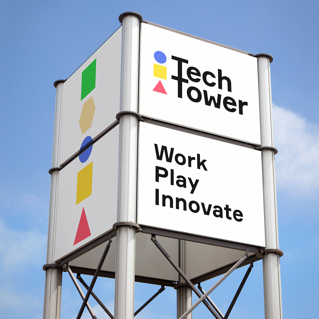 TechTower visual identity by Dima Strapchev on Dribbble