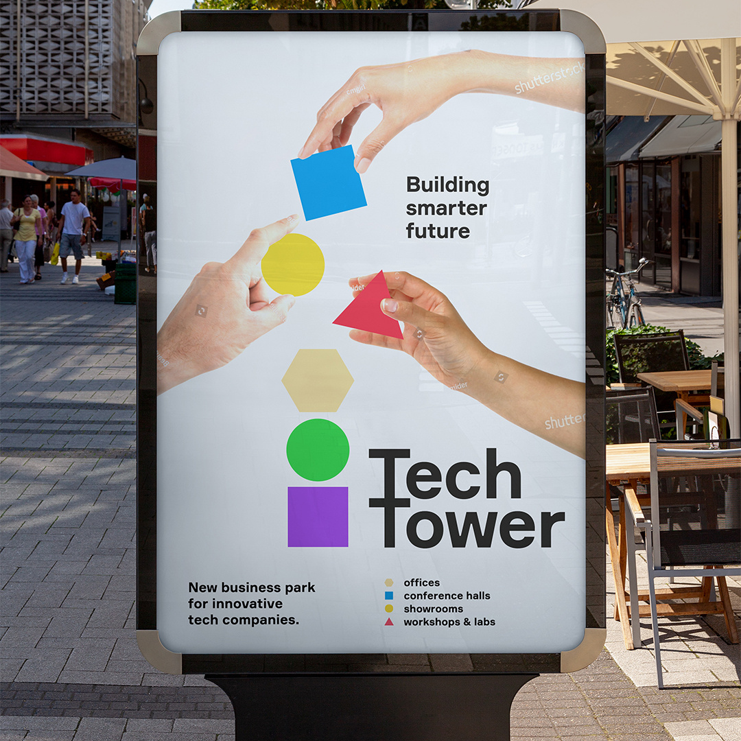 TechTower visual identity by Dima Strapchev on Dribbble