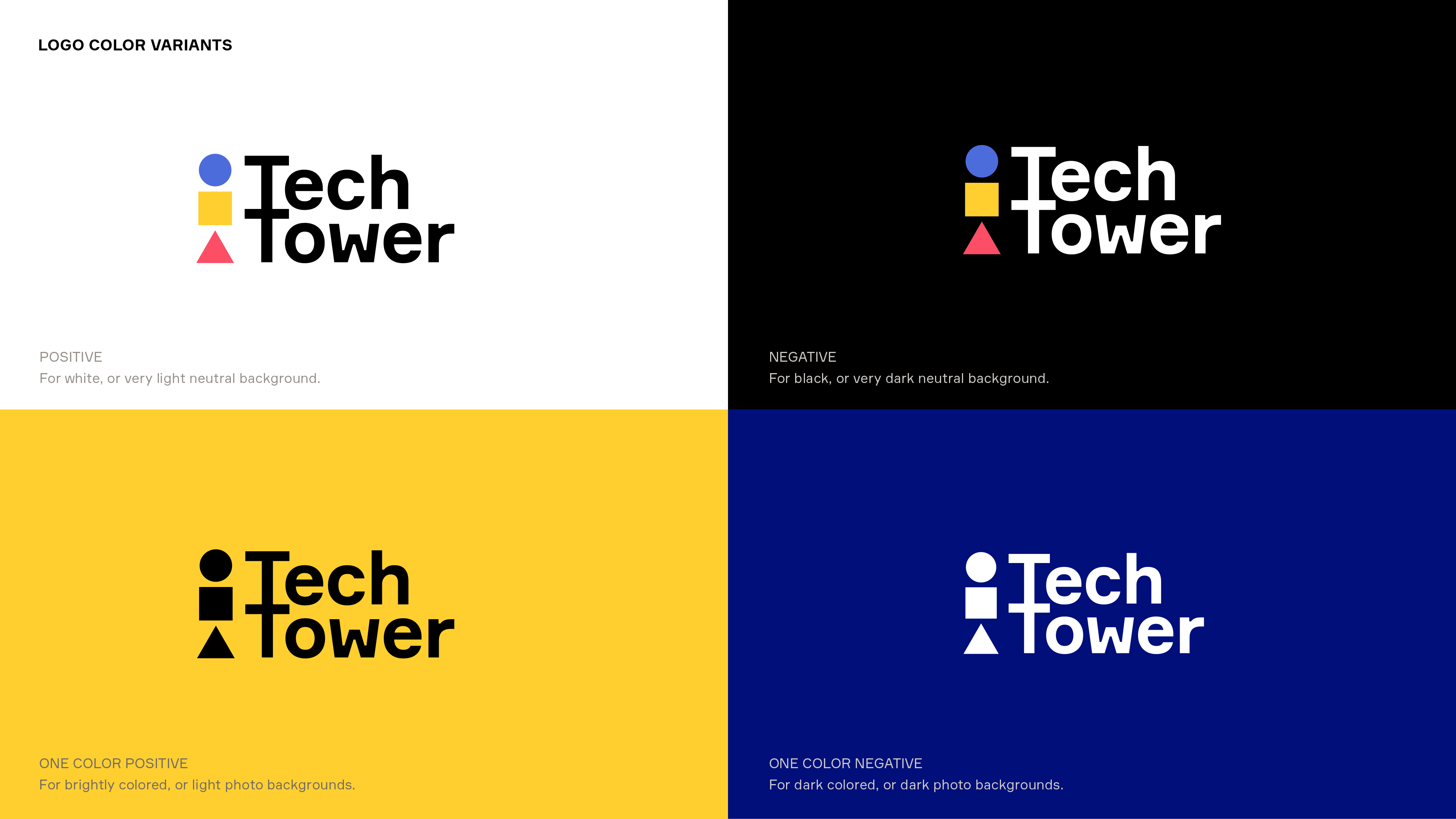 TechTower visual identity by Dima Strapchev on Dribbble