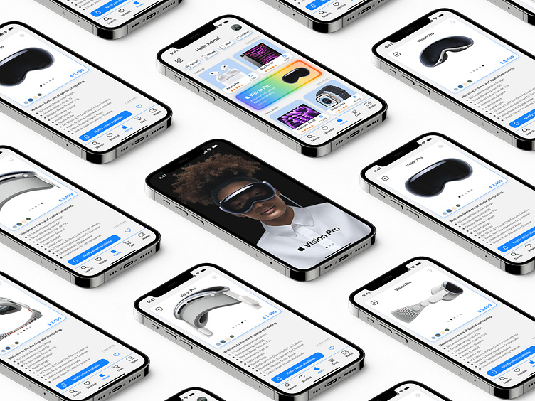 Apple App - Vision Pro App UI Concept (DailyUI : 005) by Kamal Sheta on ...
