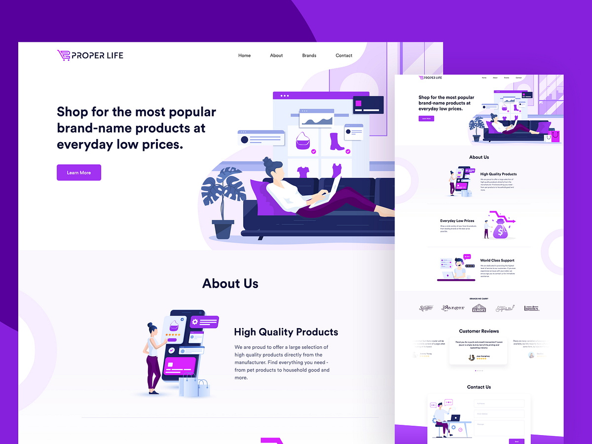Purple Web Design designs, themes, templates and downloadable graphic ...