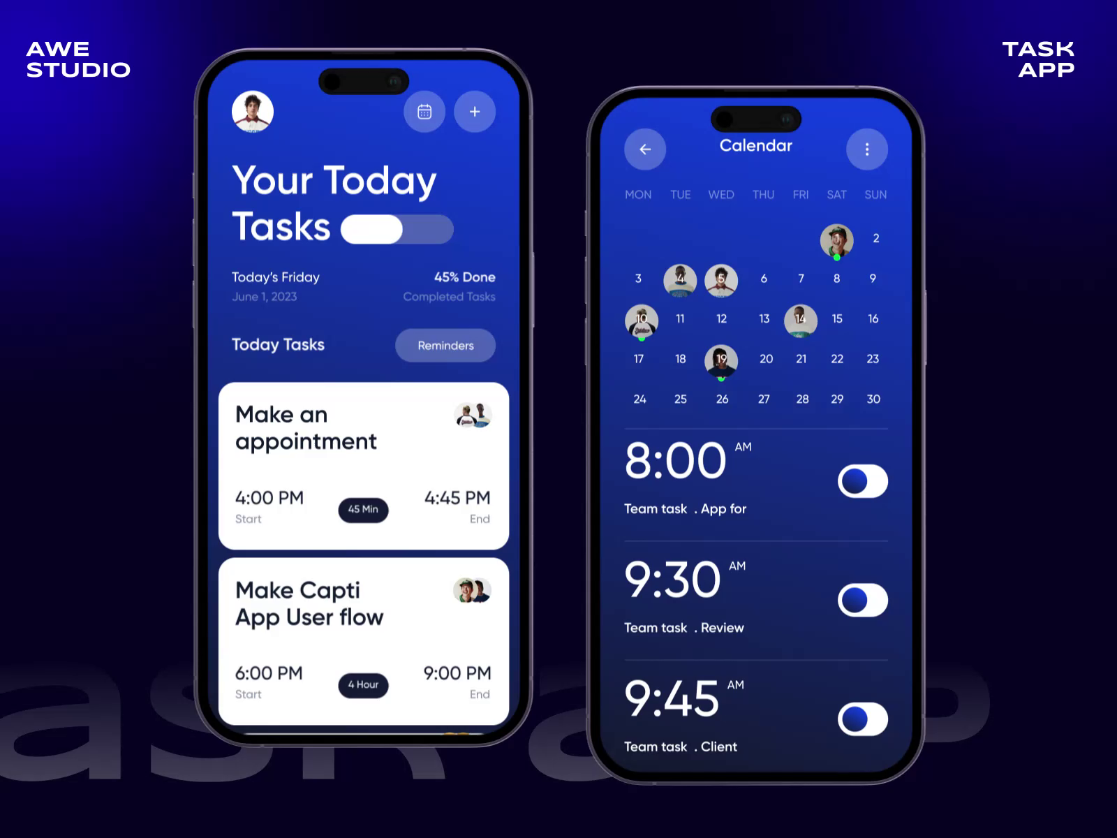 Task Manager App - TaskGo by Awe Mobile App for Awe Design Studio on ... Task Manager App - TaskGo by Awe Mobile App for Awe Design Studio on ...