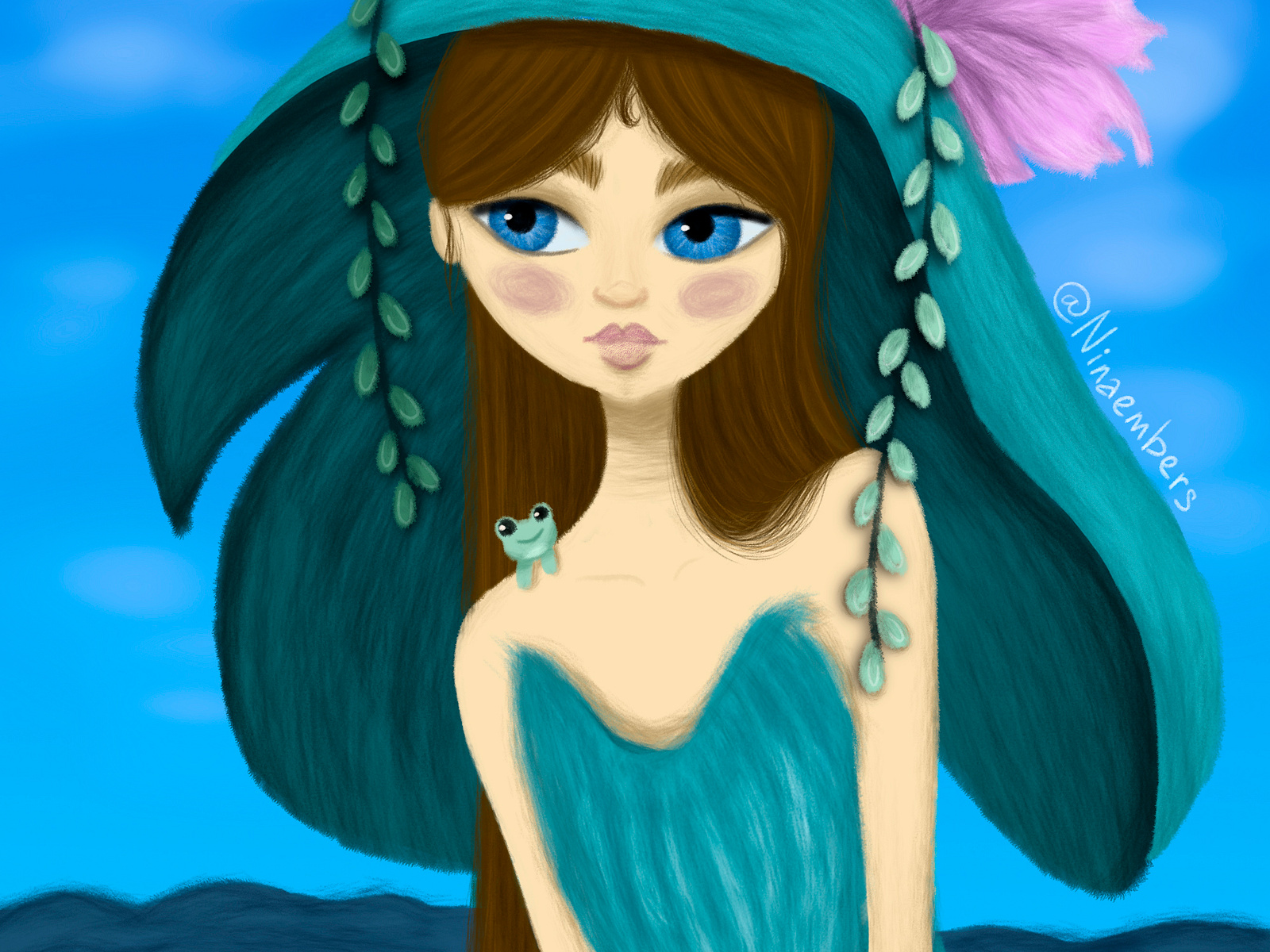Mermaid by Nina Pankova on Dribbble