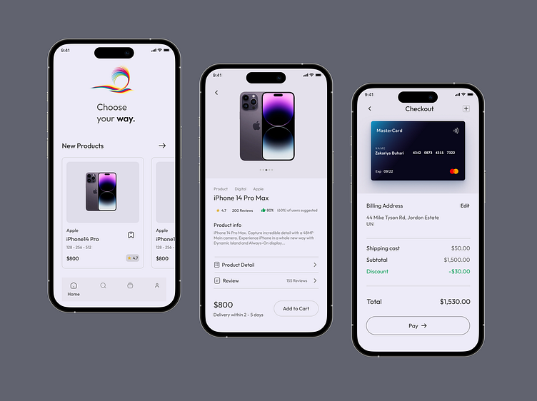 Electronics Store Mobile App by Zakariya Buhari on Dribbble