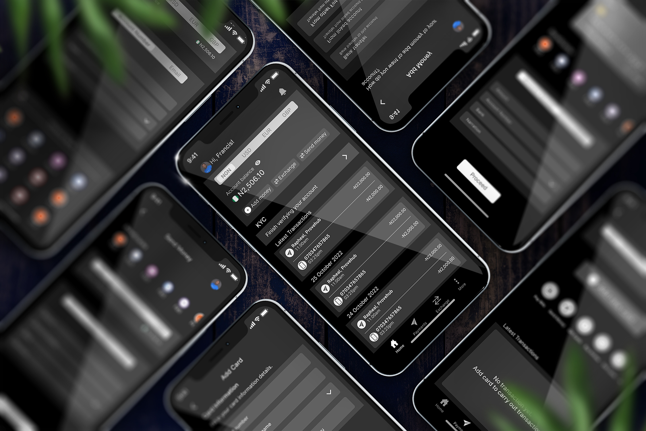 Multi-Currency Wallet Mobile App by Debs Utomi on Dribbble