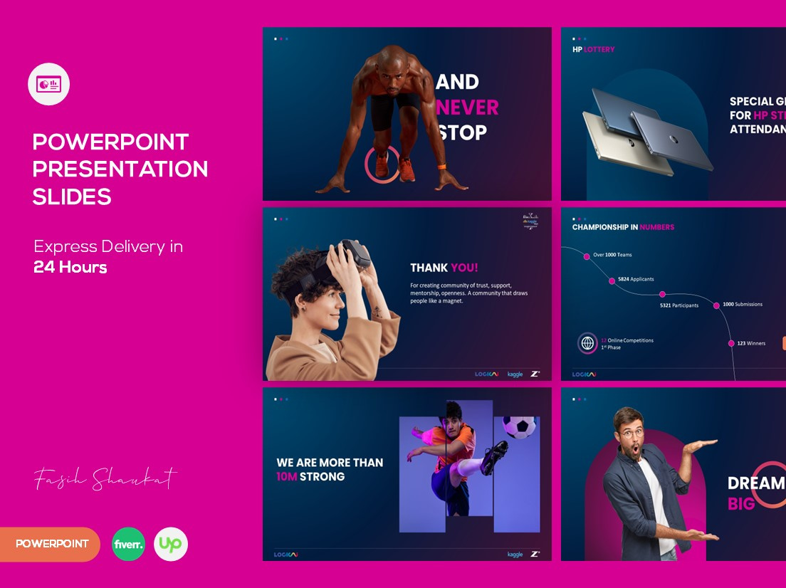 SPORTS PRESENTATION DESIGN by Fasih Shaukat on Dribbble