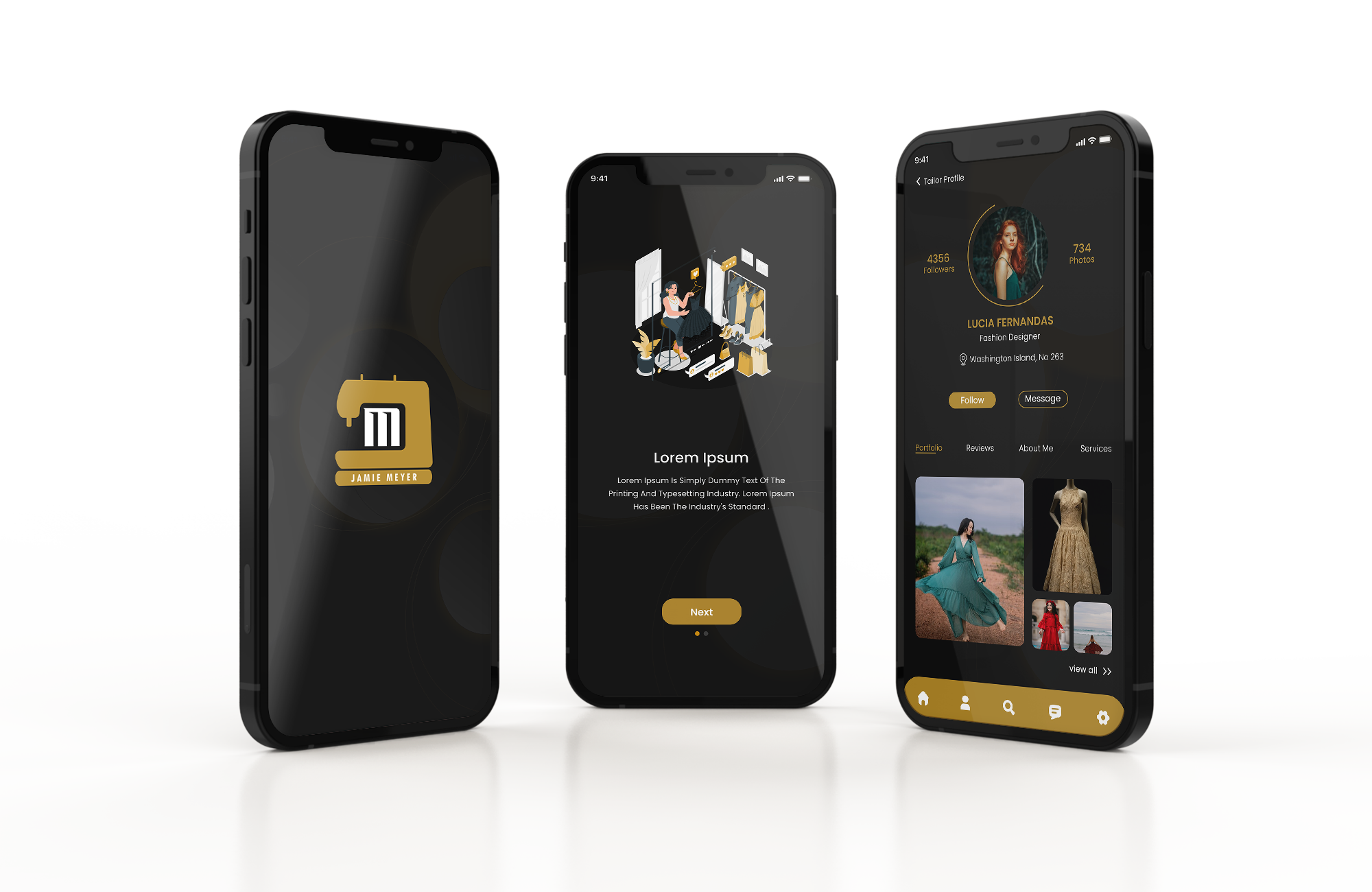 Online Stitching Mobile App ( Light Mode & Dark Mode) by Sathyajith ...