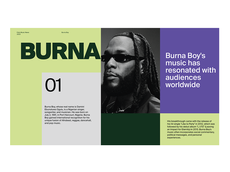 Burna_Concept_Design by Olawale Bello on Dribbble