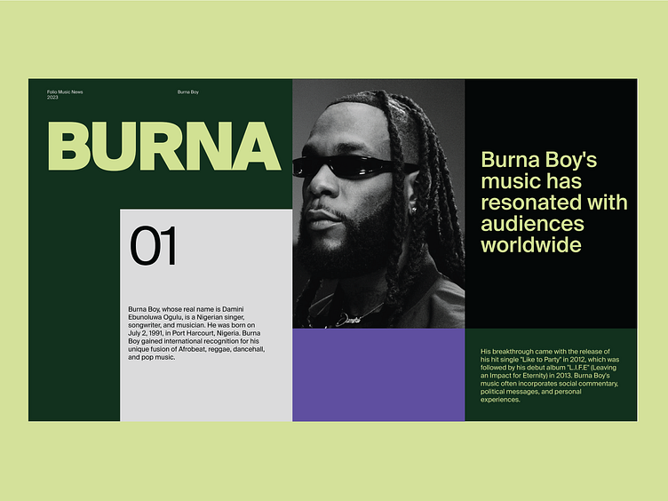 Burna_Concept_Design by Olawale Bello on Dribbble