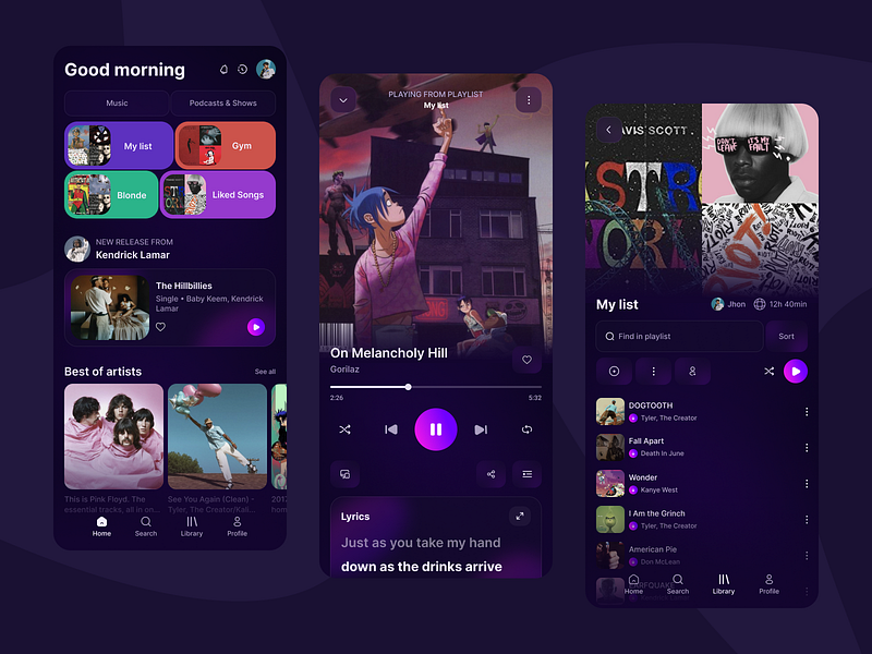 Browse thousands of Music UI images for design inspiration | Dribbble