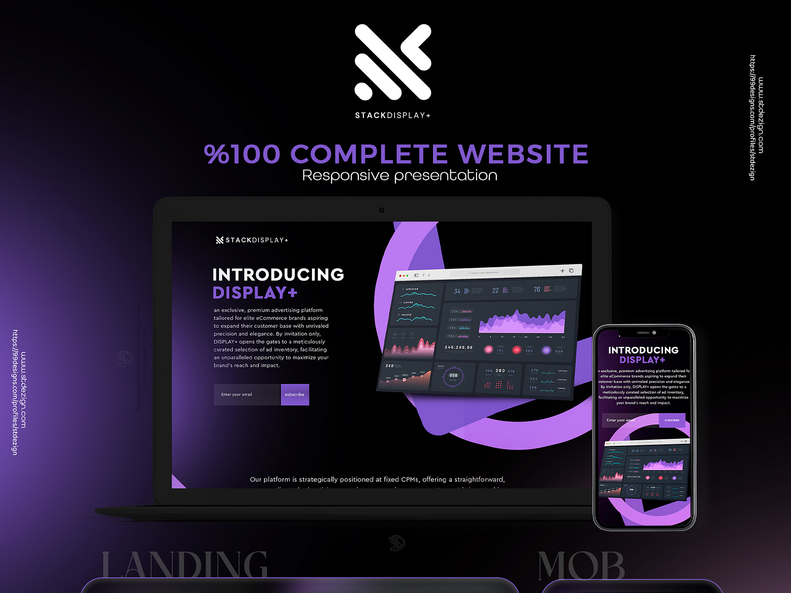 Landing page design by Sufyan Tariq on Dribbble