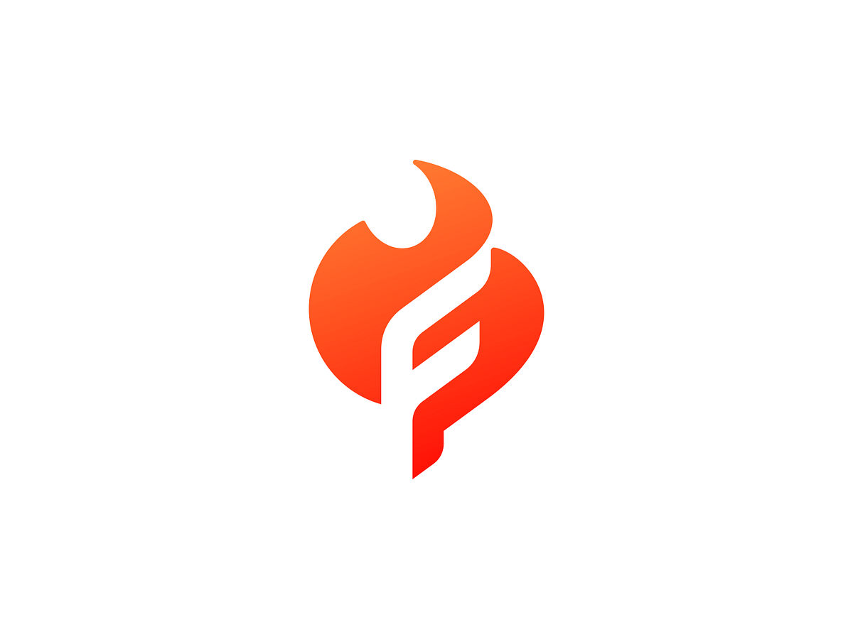 Letter F Flame Logo by Aira | Logo Designer on Dribbble